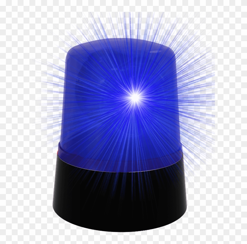 Mini Police Light, Blue - - Lampshade, HD Png Download - 622x822 ...