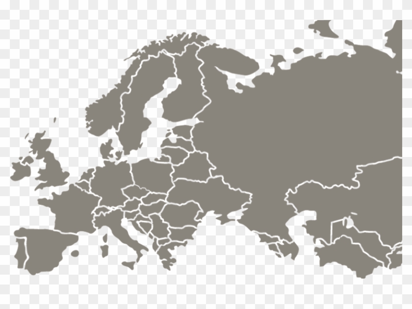 Europe And Cis Countries Map, HD Png Download - 1350x549(#3614073 ...