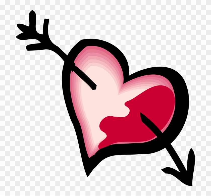 Vector Illustration Of Valentine's Day Sentimental - Heart, HD Png ...