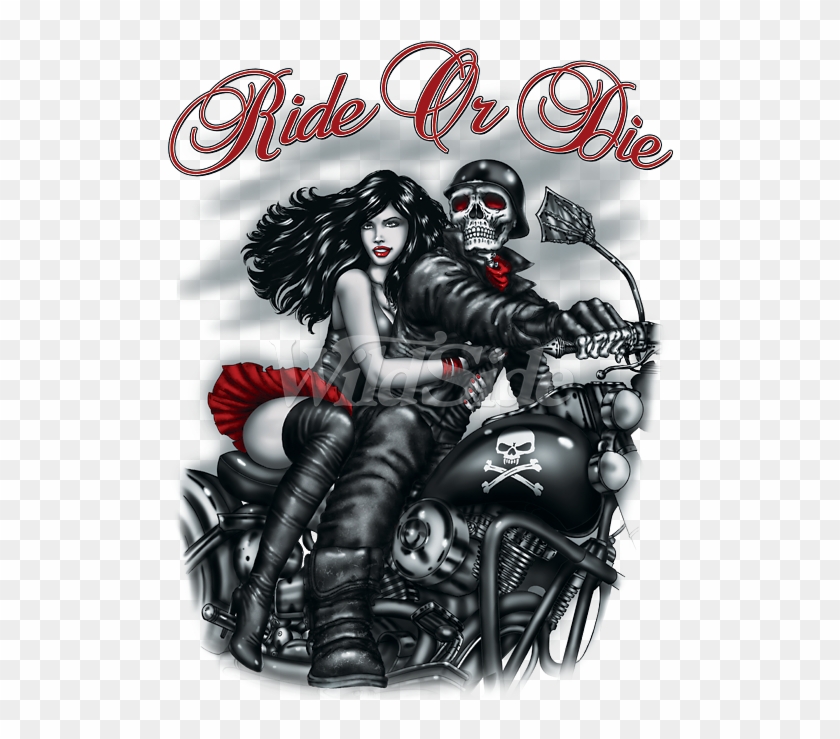 Ride Or Die - Ride Or Die Biker, HD Png Download - 675x675(#3627547 ...