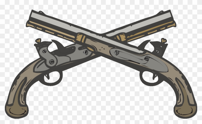 Crossed Revolvers Png