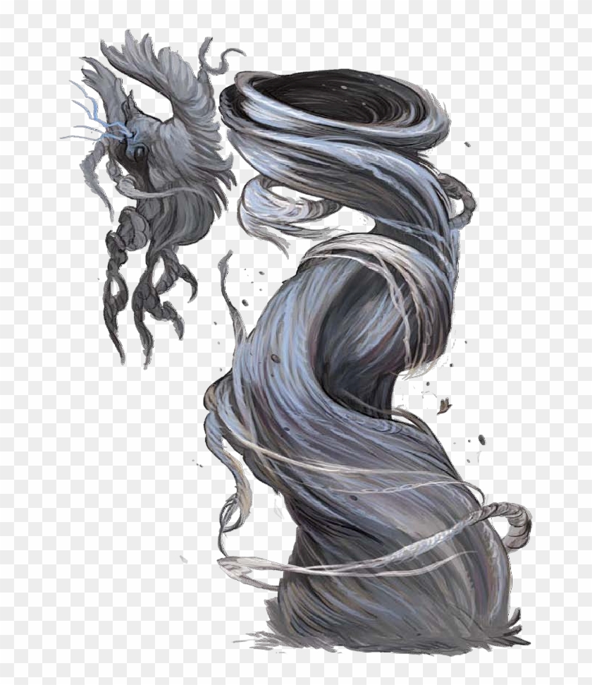 45820412 - Air Elemental Pathfinder, HD Png Download - 703x997(#3659349 ...