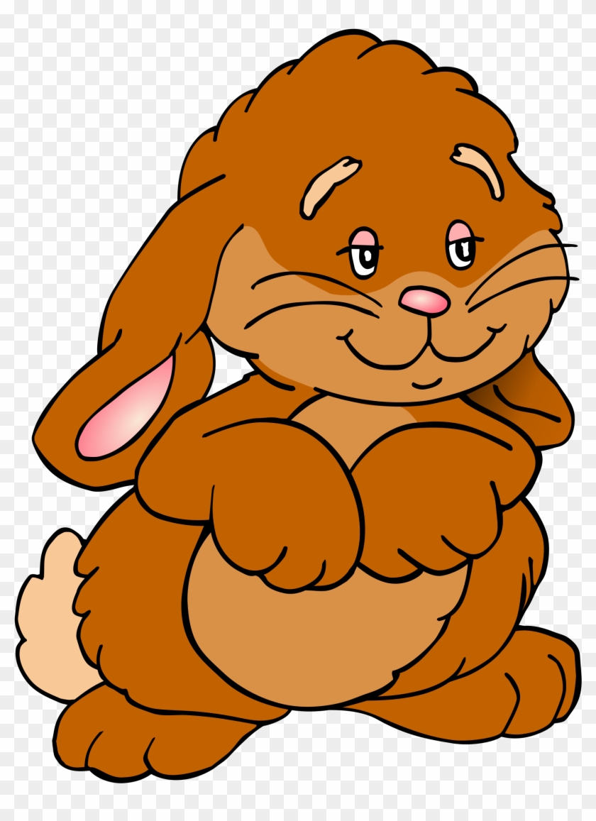 Rabbit Rabbit Image Hd Image Clipart - Brown Bunny Rabbit Cartoon, HD ...