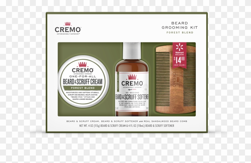 Cremo Beard Grooming Kit, HD Png Download - 6818x6778(#3667721) - PngFind