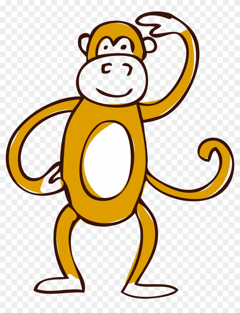 Clip Art Transprent - Yellow Monkey Png, Transparent Png - 1751x2207 ...