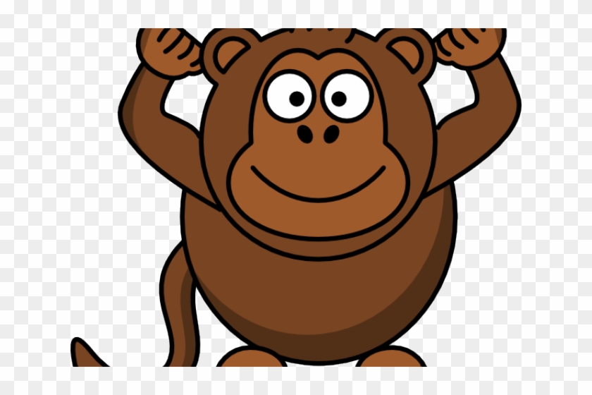 Monkey Clipart Vector - Monkey Cartoon No Background, HD Png Download ...
