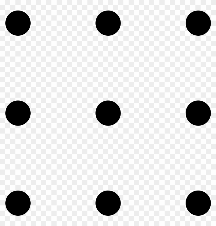 3 X 3 Dots, HD Png Download - 1200x1200(#371532) - PngFind