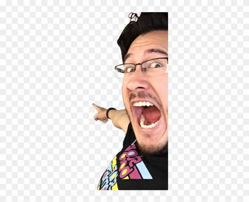 Markiplier Pointing, HD Png Download - 600x600(#372767) - PngFind