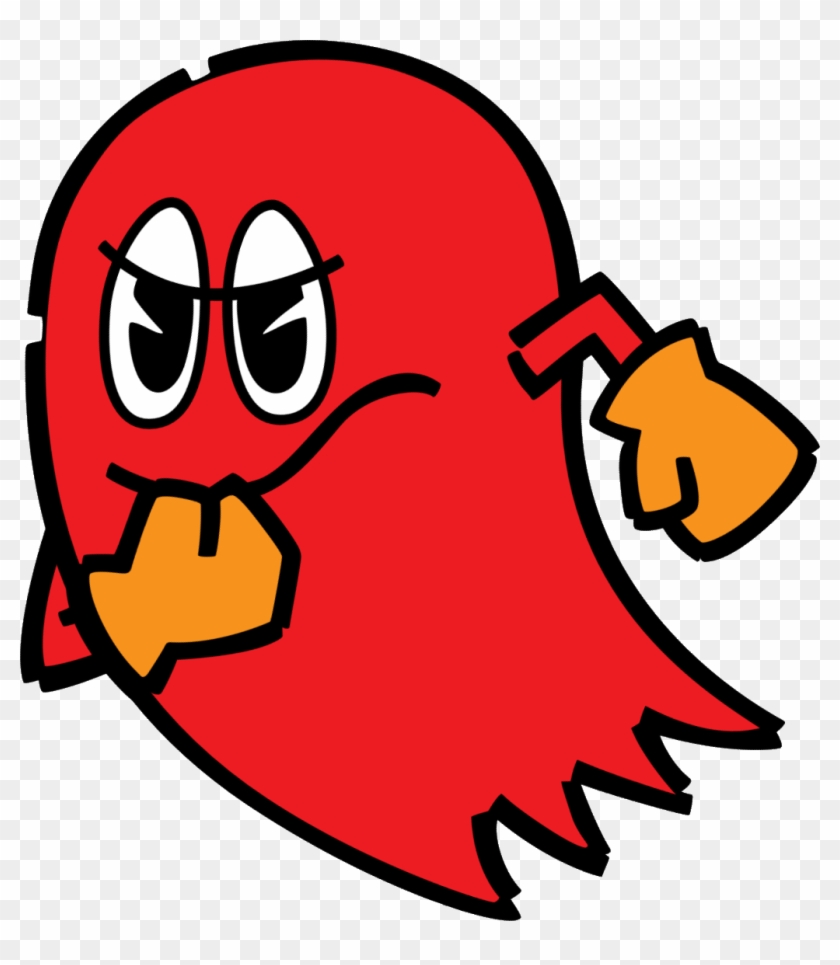 Pac Man - Blinky Pac Man Ghosts, HD Png Download - 1029x1134(#374605 ...