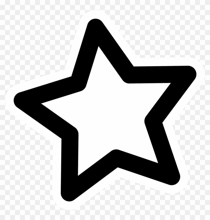 Star Icon Text - Black Star Clipart Transparent, HD Png Download ...