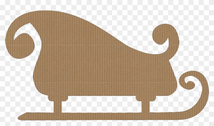 santa-s-sleigh-corrugated-cardboard-cardboard-sleigh-hd-png-download