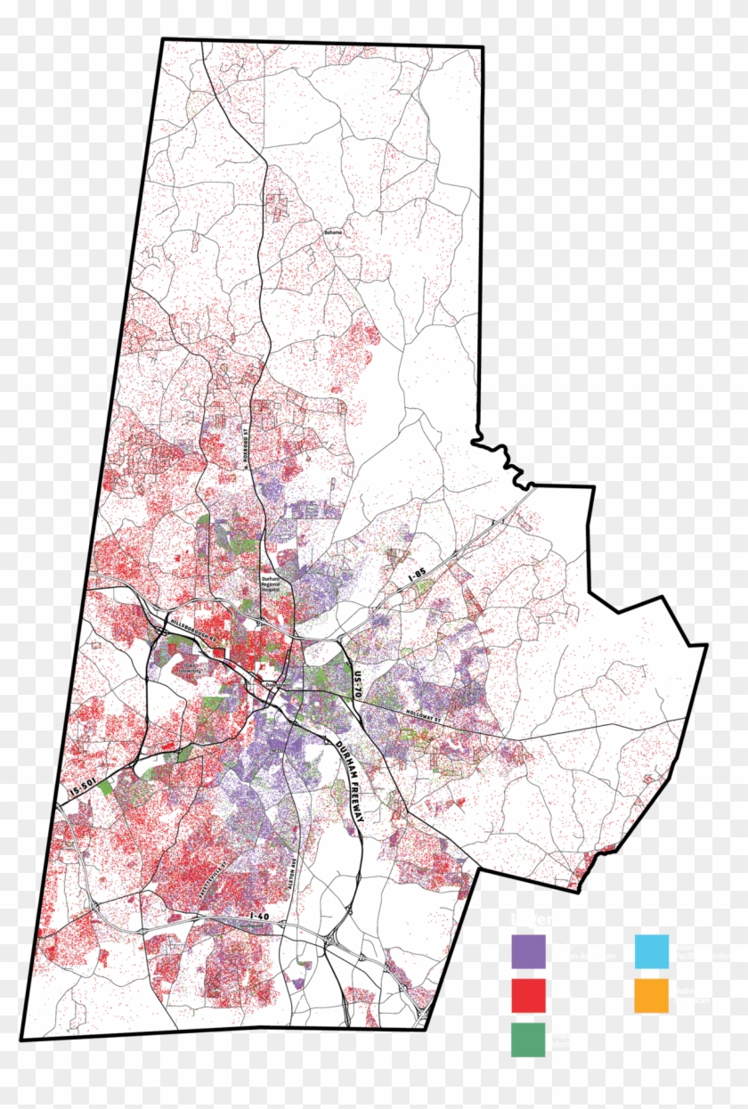 This Map Shows Where People Of Different Races And - Visual Arts, HD ...