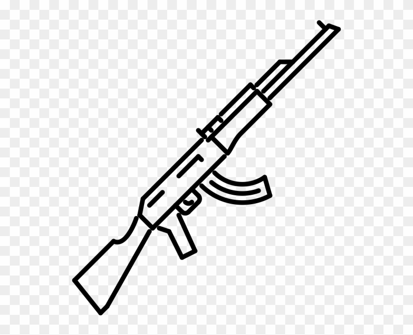 Rifle Outline Icon Png, Transparent Png - 600x600(#3738326) - PngFind