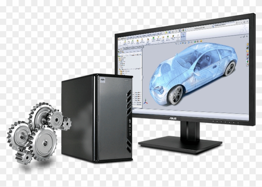 Cad Workstation, HD Png Download - 828x520(#3748507) - PngFind