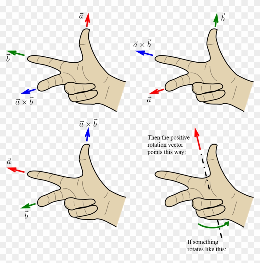 Jpg Transparent Angular Momentum Force At Axis Of Spinning - Right Hand ...