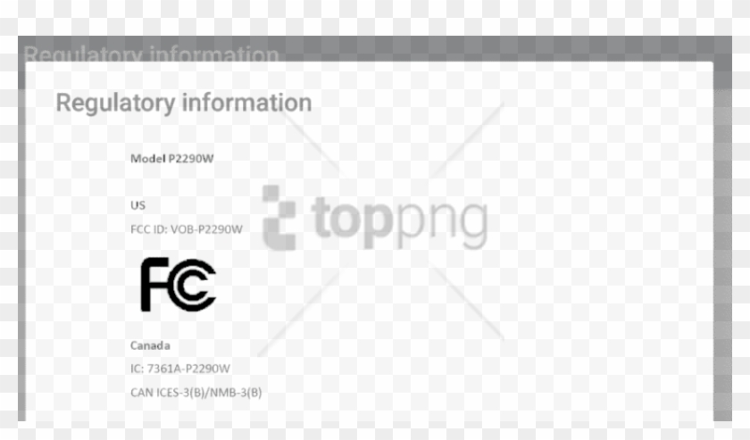Free Png Us Fcc Id Png Image With Transparent Background - Fcc, Png ...