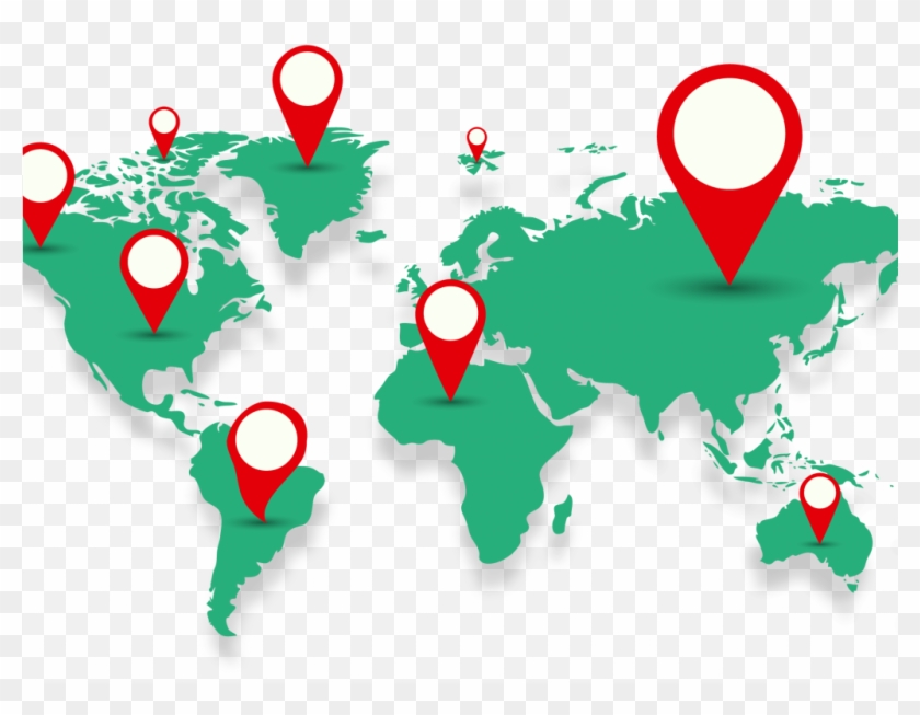 Download Royalty Free World Map - World Map, HD Png Download - 1024x768 ...