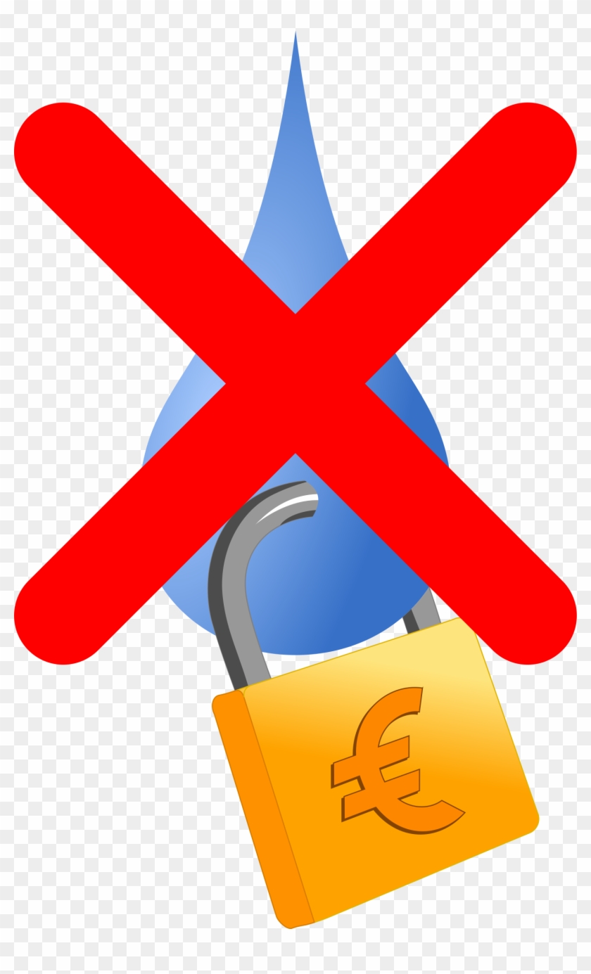 This Free Icons Png Design Of No Acqua Privatizzata - Privatization ...