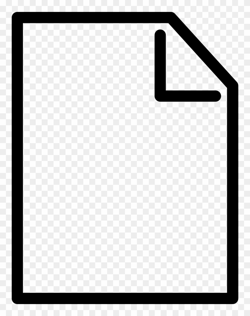 Blank Page Png - New File Icon Png, Transparent Png - 762x980(#3777857 ...