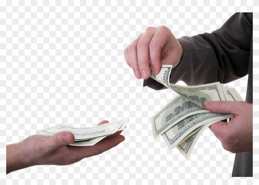 Transparent Gold Dollar Png Clipart - Handing Someone Money Transparent ...