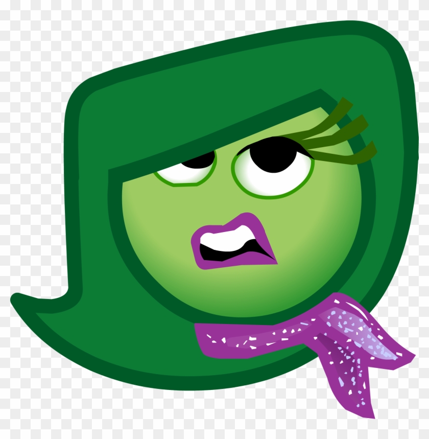 Emoji Clipart Disgust - Inside Out Disgust Emoji, HD Png Download ...