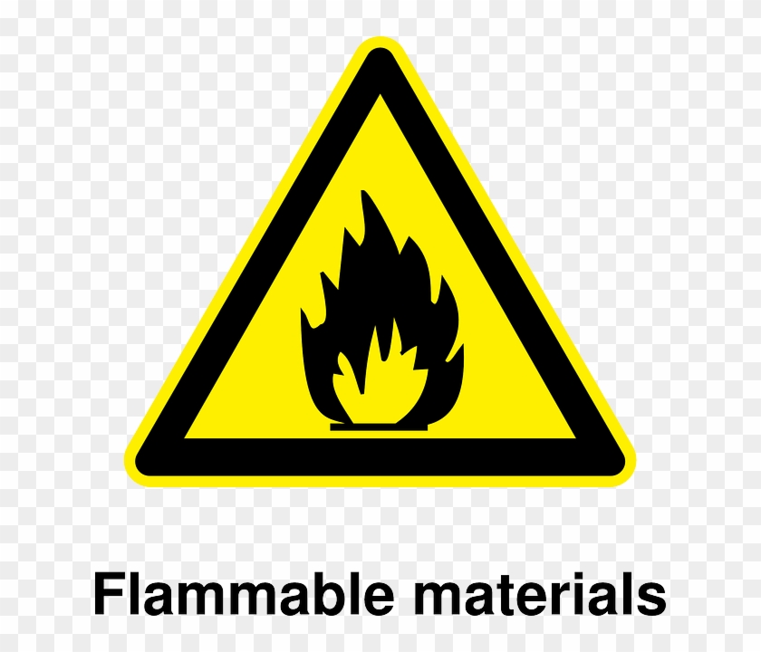 Peligro, Riesgo Por Materiales Inflamables, HD Png Download - 630x640 ...