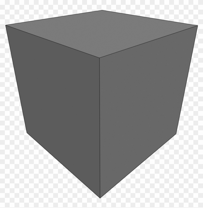 A Simple Low-poly Cube - Box, HD Png Download - 960x960(#3817723) - PngFind