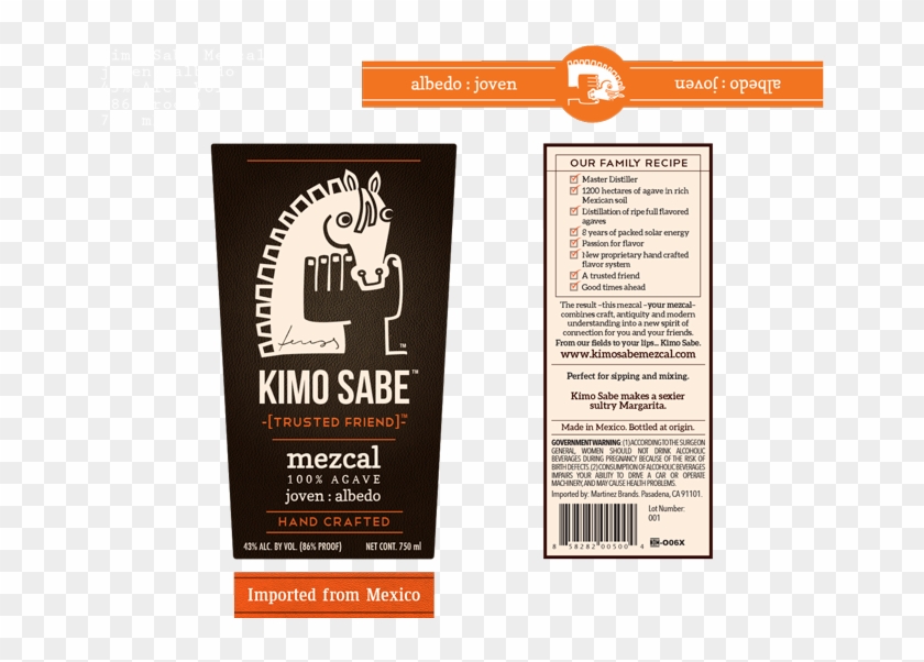 Kimo Sabe Mezcal Joven - International System Of Units, HD Png Download ...