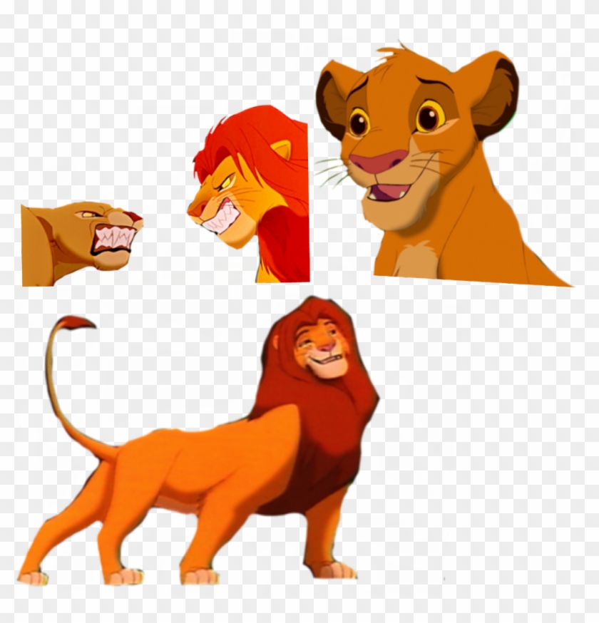 Simba And Nala Hugging