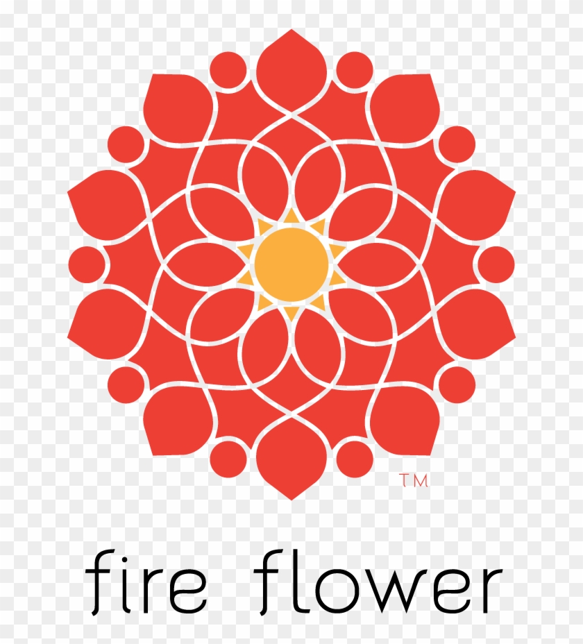 Logo Design Fire Flower - Sacred Geometry Heptagram, HD Png Download ...