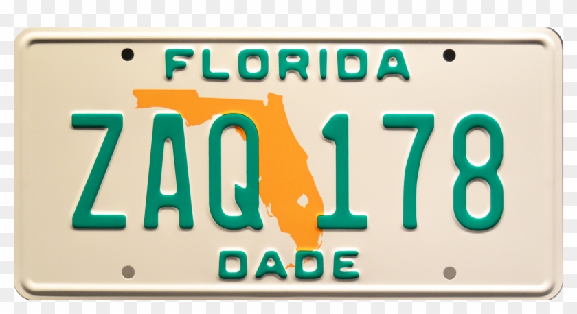 Miami Vice - Licence Plate Florida 80s Miami, HD Png Download ...