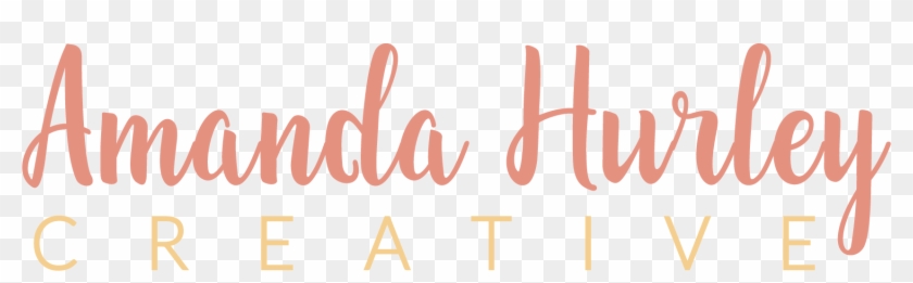 Amanda Hurley Creative - Calligraphy, HD Png Download - 1698x447 ...