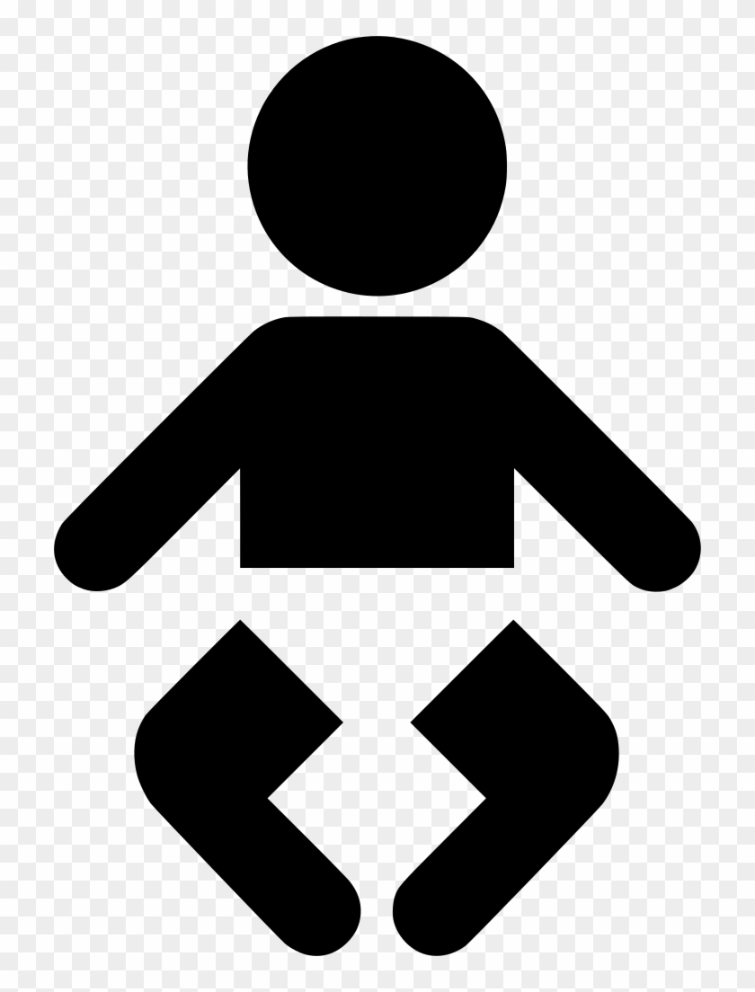 Child Notice Symbol Sign - Baby Black And White Png, Transparent Png ...