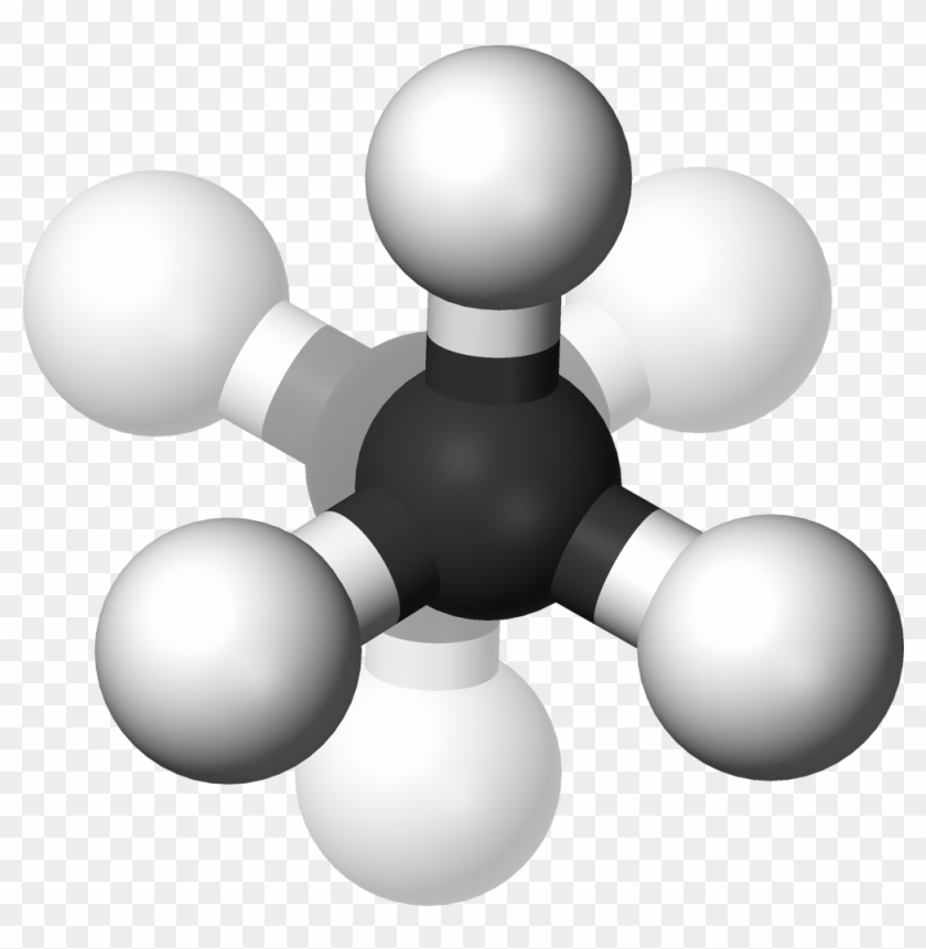 Ethane Staggered Depth Cue 3d Balls - Ethane, HD Png Download ...