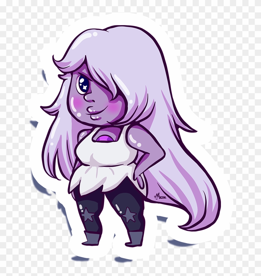 Today Amethyst Fan Art - Cartoon, HD Png Download - 664x809(#3898661 ...