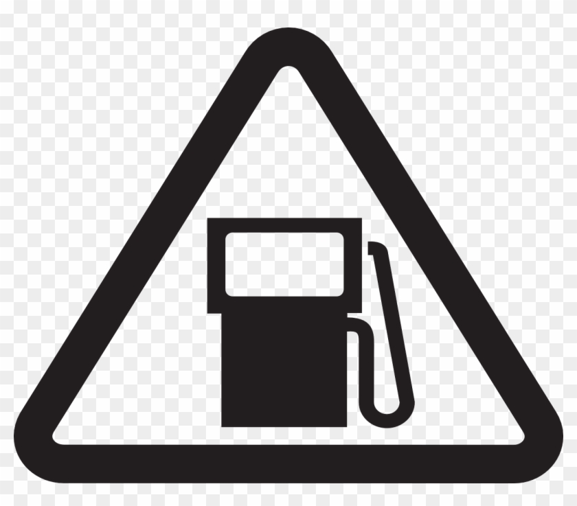 Gas Warning Station Refueling Png Image - Refuelling Sign, Transparent ...