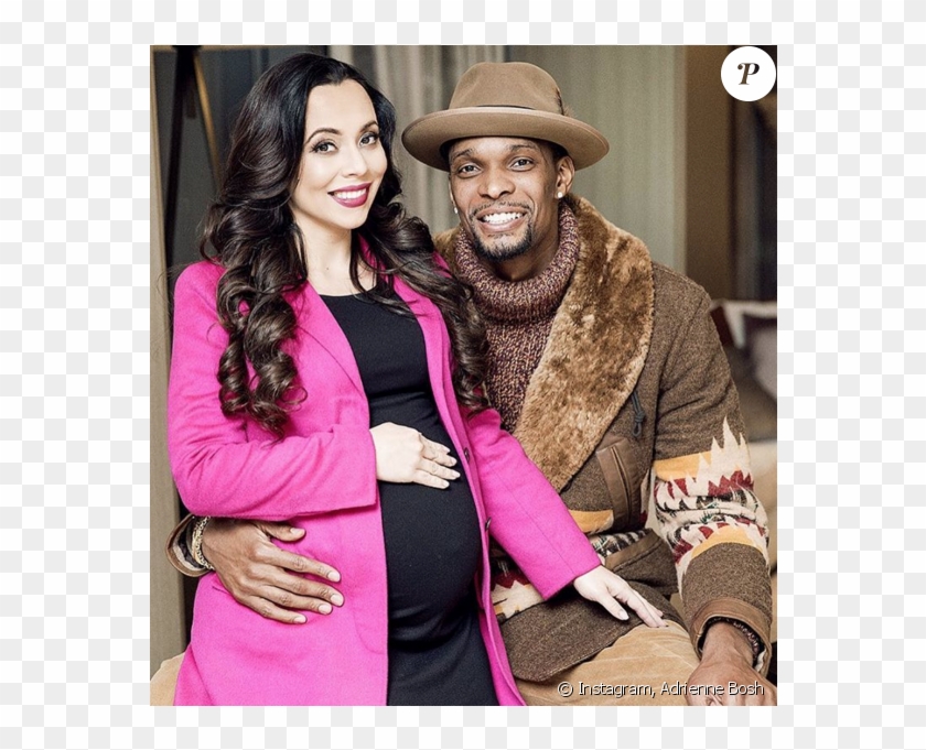 Chris Bosh Avec Sa Femme Adrienne Bosh Adrienne And Chris Bosh