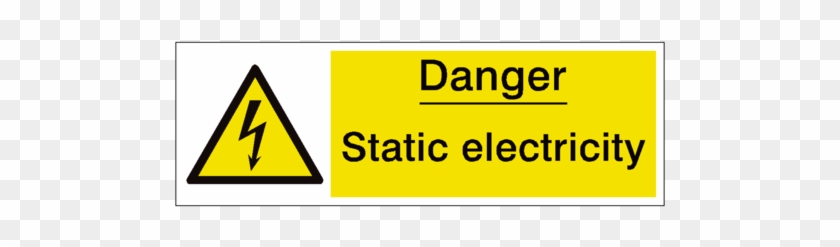 Static Electricity Safety Sign - Traffic Sign, HD Png Download ...
