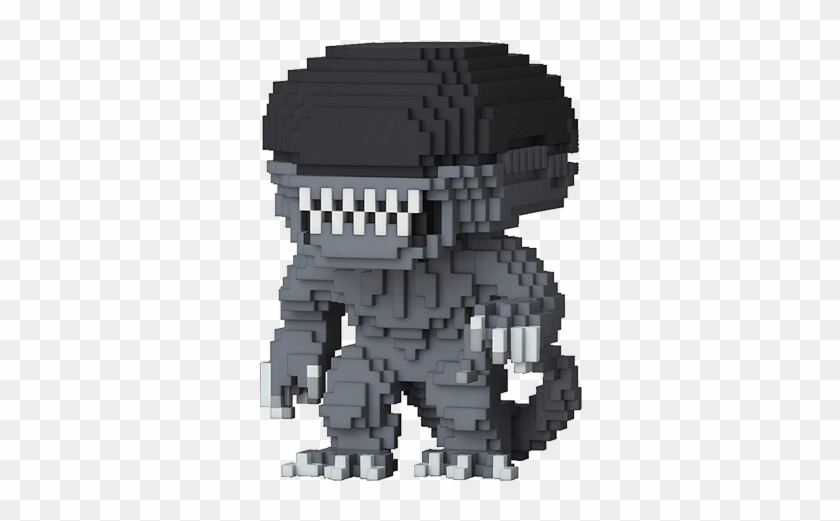 Funko 8 Bit Pop Horror Alien 14 - Funko Alien 8 Bit, HD Png Download ...