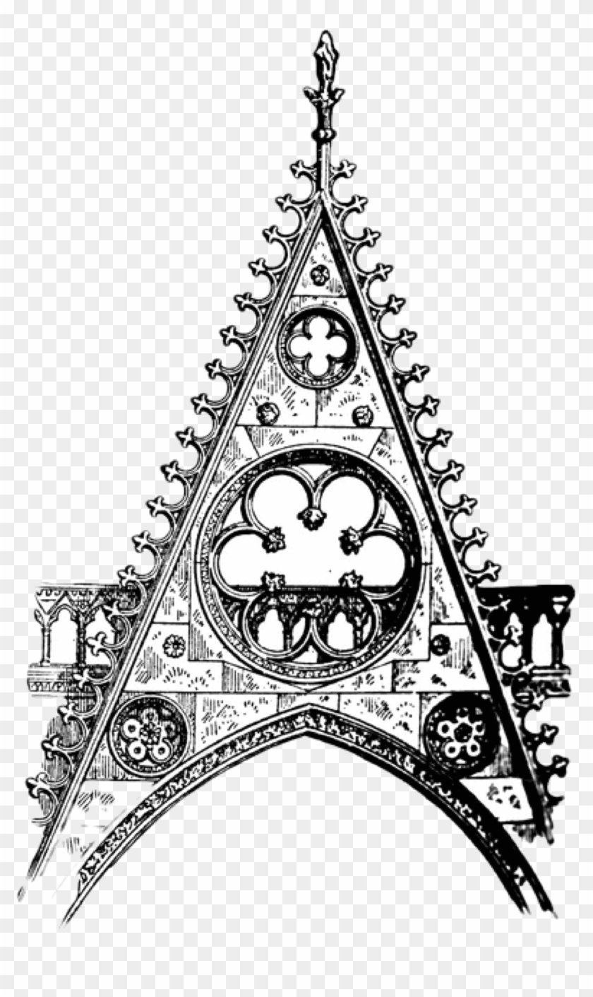 Church Steeple Line Drawing