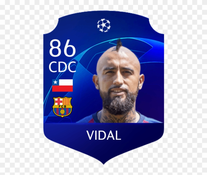 Foto Arturo Vidal - Uefa Champions League, HD Png Download - 540x680 ...