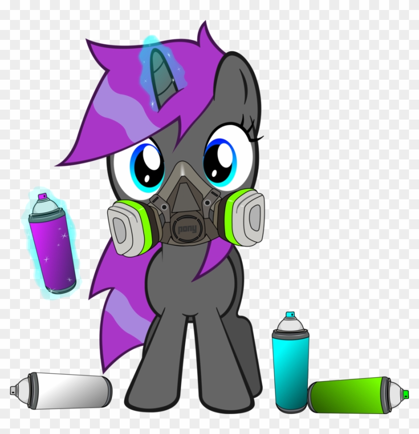 Artpwny, Magic, Mask, Oc, Oc Only, Pony, Respirator, - Spray Paint Mlp ...