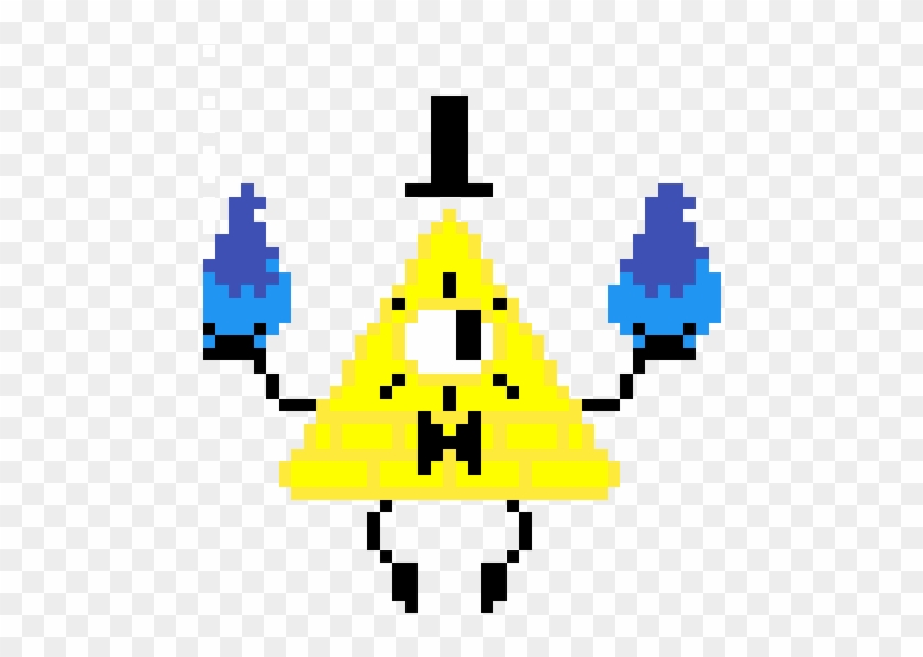 Bill - Bill Cipher Pixel Art, HD Png Download - 586x586(#3943526) - PngFind