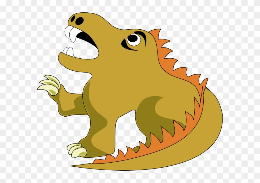 Dragon Svg Clip Arts 600 X 513 Px - Cartoon Scared Dragon, HD Png ...