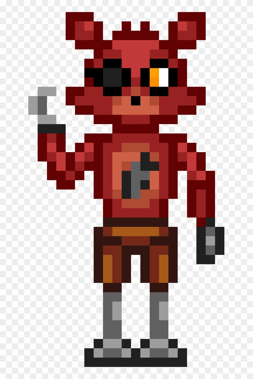 A Sprite Of Foxy From Five Nights At Freddy's - Illustration, HD Png ...