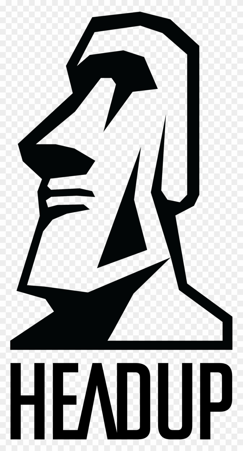 Logo New Headup-logo Black Headright Hochkant - Headup Games, HD Png ...