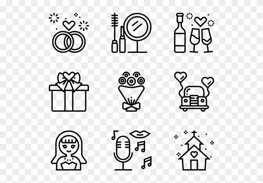 Wedding Elements - Event Icons, HD Png Download - 600x564(#3978337 ...