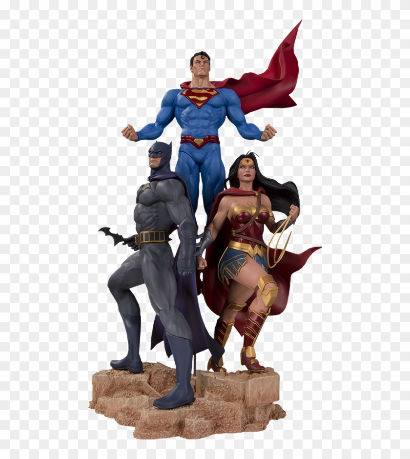Trinity Statue By Dc Collectibles - Jason Fabok Trinity Statue, HD Png ...