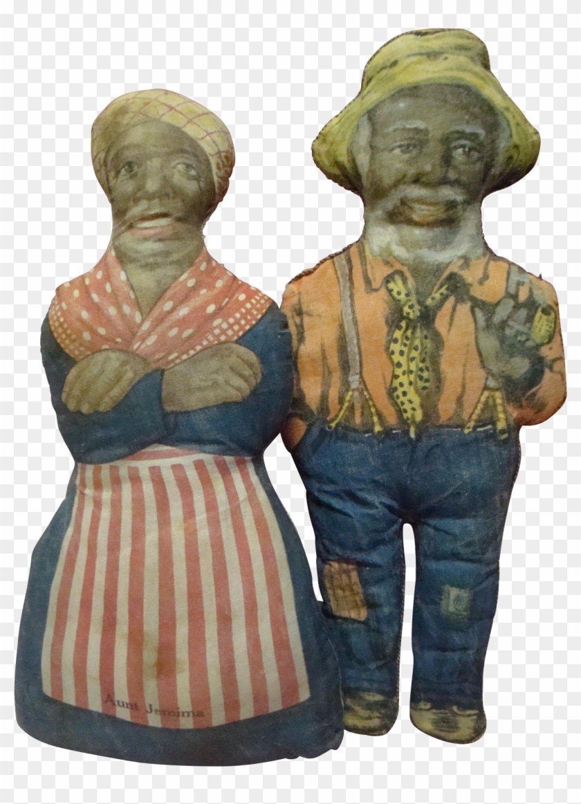 Aunt Jemima And Uncle Mose Cloth Advertising Dolls, HD Png Download ...