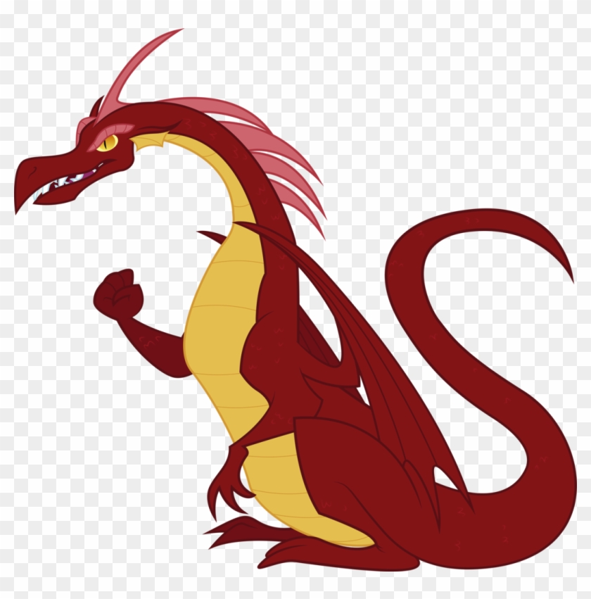 Svg Transparent Absurd Res Artist Silentmatten Basil - Mlp Red Dragon, HD Png Download ...